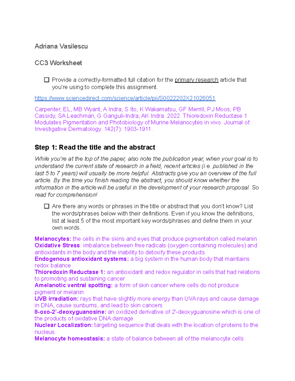 Core Concept 3 - this is the CC3 for bio 1133 discussion - Adriana ...