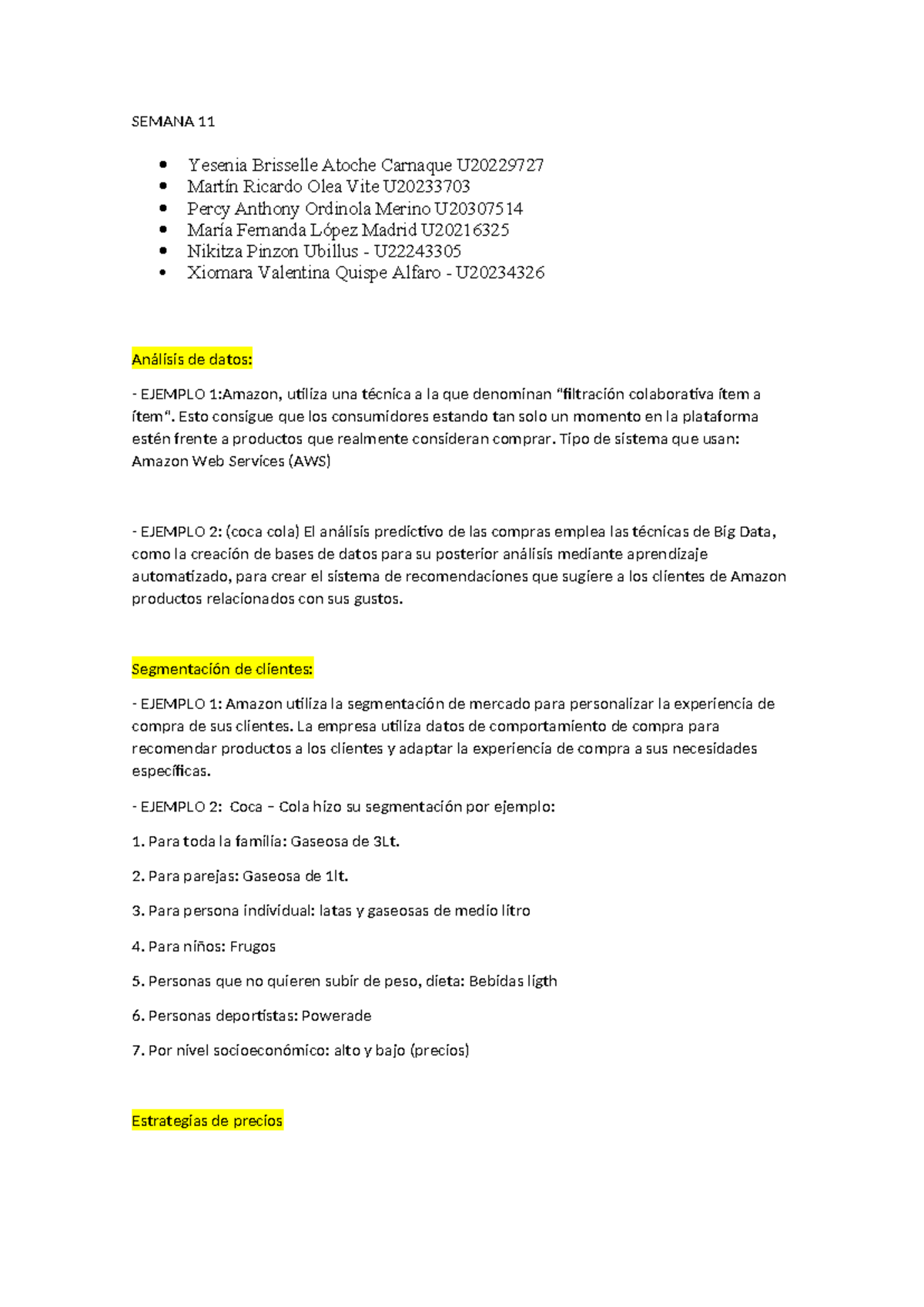 Category - ejercicios - SEMANA 11 Yesenia Brisselle Atoche Carnaque U ...