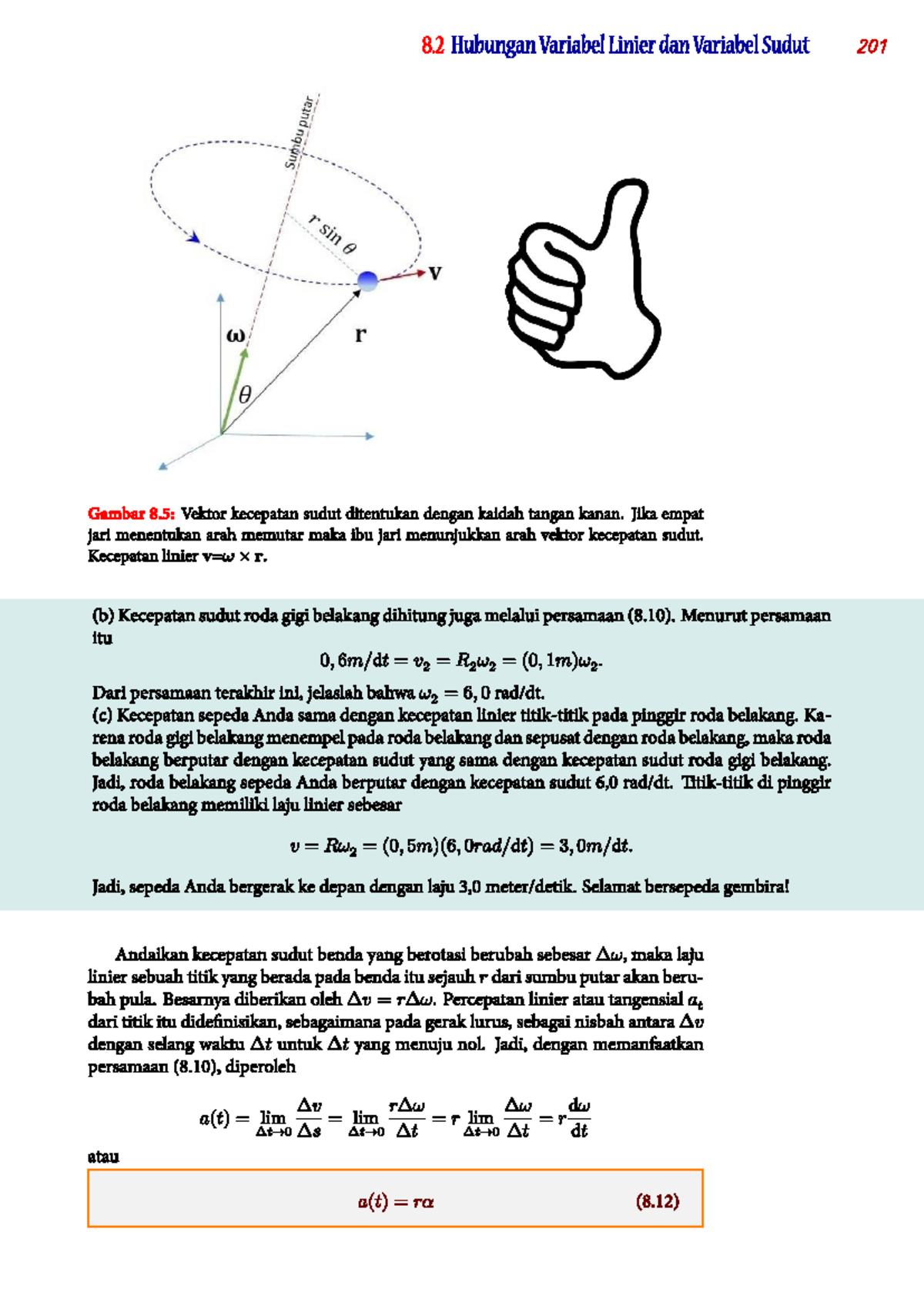 Fisika Dasar Mekanika-41 - 8. 2 Hubungan Variabel Linier dan Variabel ...