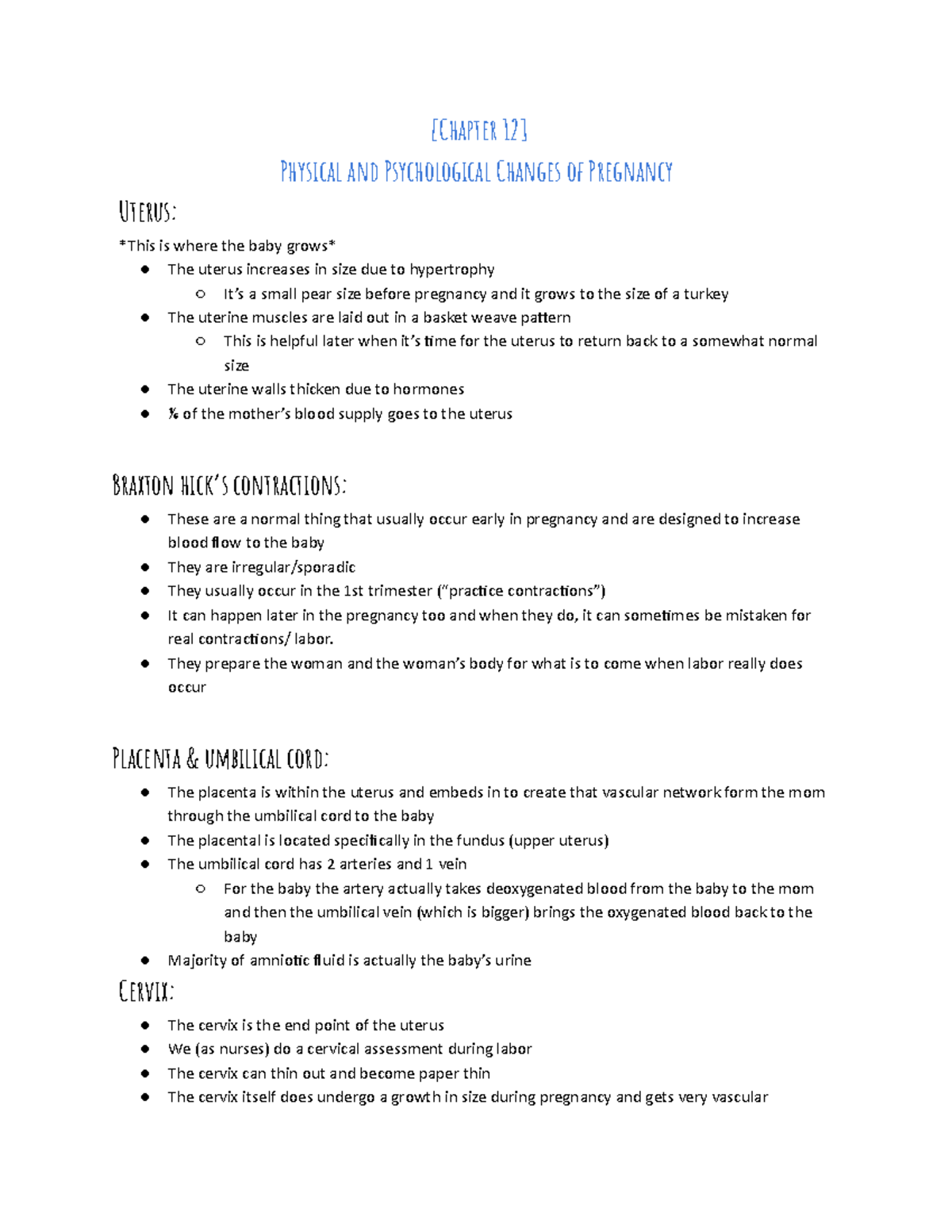 OB: Chapter 12 - Maria Brown - [Chapter 12] Physical and Psychological ...