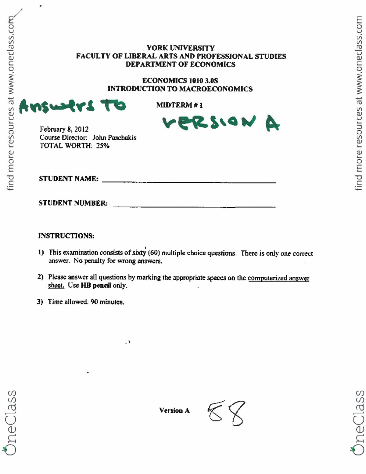 Midterm 2 2012 Questions And Answers Econ 1000 Warning Decodescan Unexpected Mcu Data
