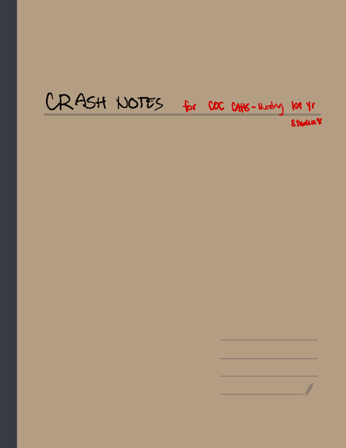Additional-Notes-for-Co C-students-Nur-097 - CRASH NOTES for COC CAHS ...