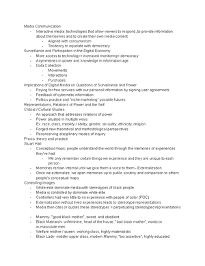 Notes - class note summary, all the highlights, and everything you need ...