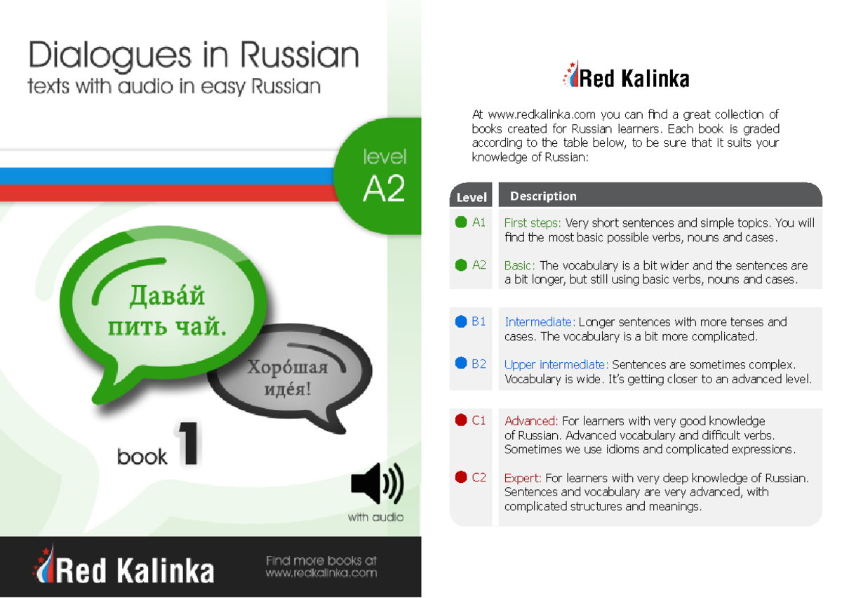 Dialogues in easy Russian A2 - Level Description ####### A ####### A ...