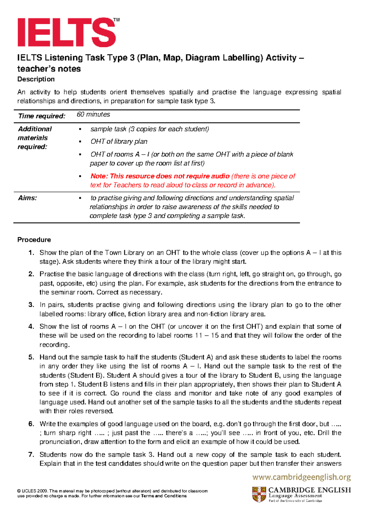 Ielts-listening-task-type-3-plan-map-diagram-labelling-activity 3 ...