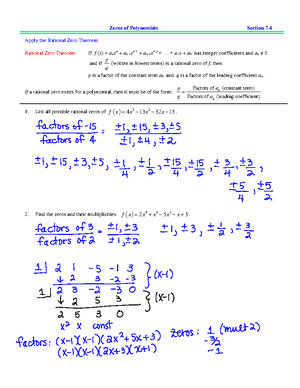 Section 4.2 Edited - Math 1314 Section 4 Addition and Subtraction of ...