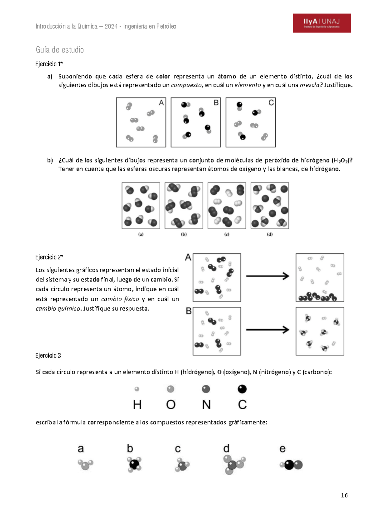 GUIA DE Estudio Unidad I - Guía de estudio a) Suponiendo que cada ...