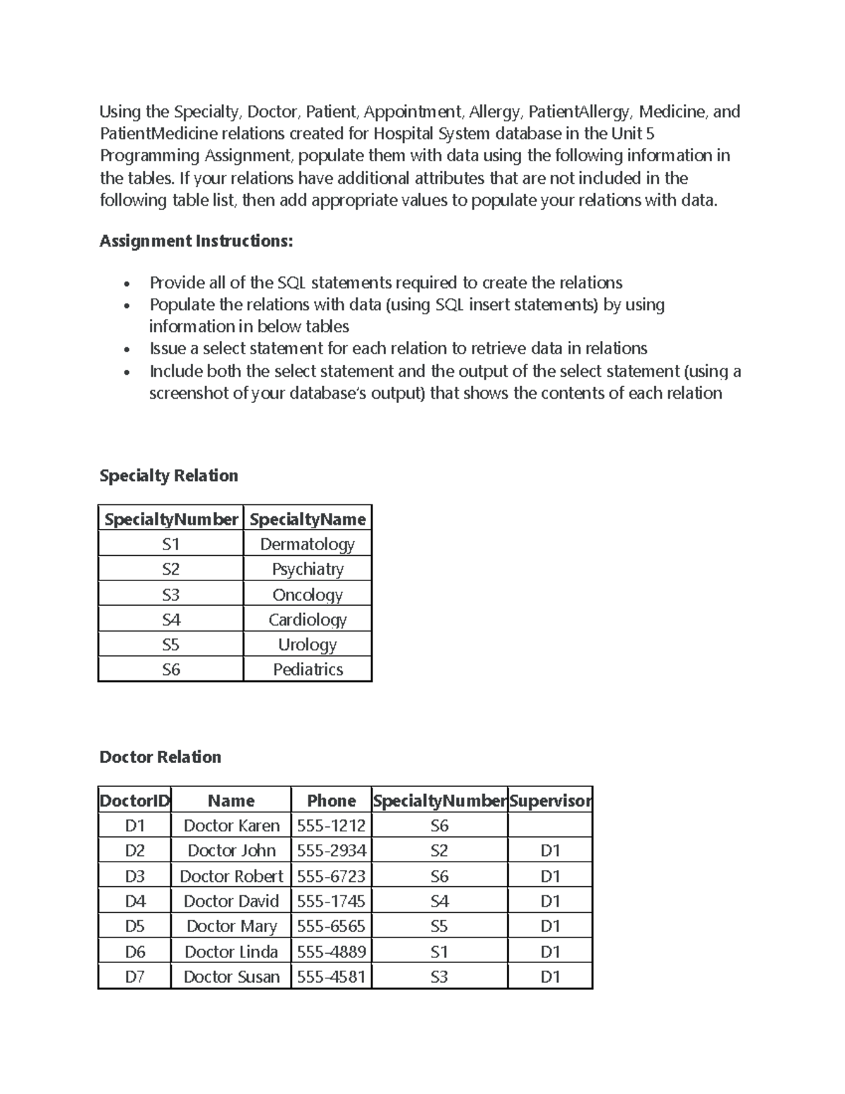 Assignment week 7 - CS 2203 - UoPeople - Studocu