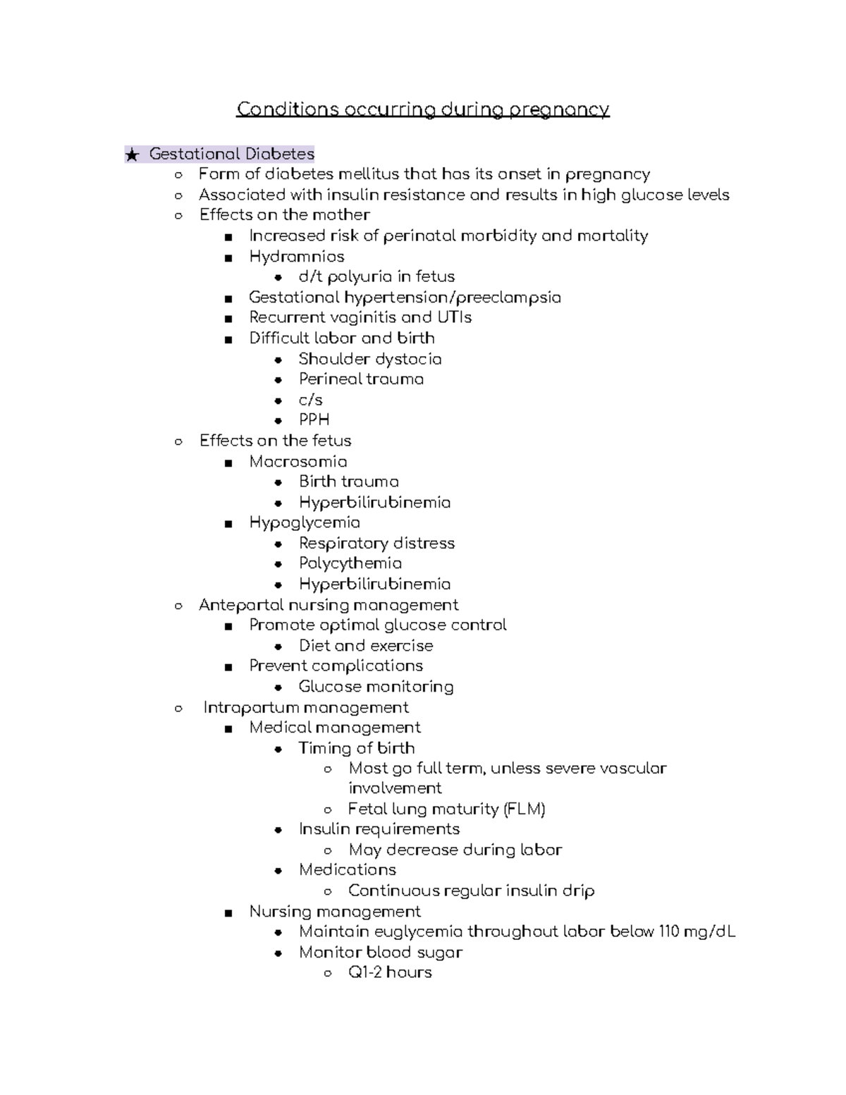 Matneo conditions during pregnancy 2 - Conditions occurring during ...