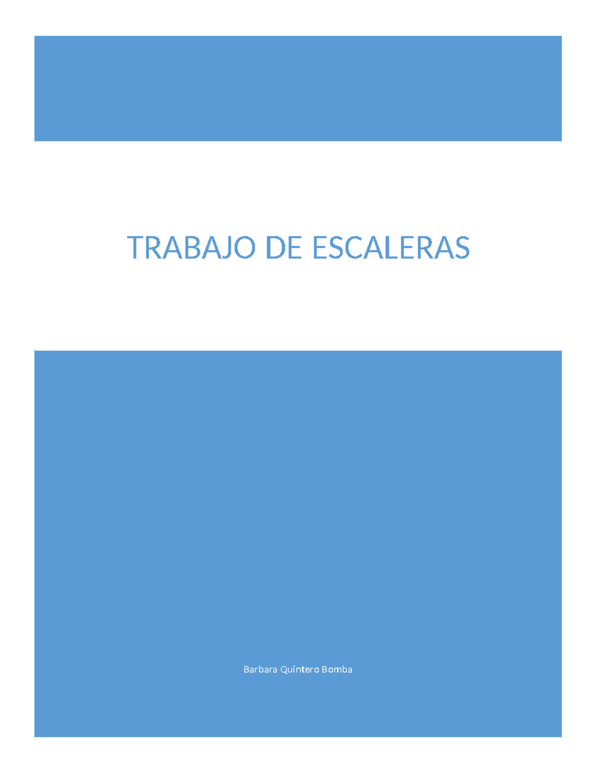 Calculo de escalera principal Barbara Quintero Bomba - Filosofía ...