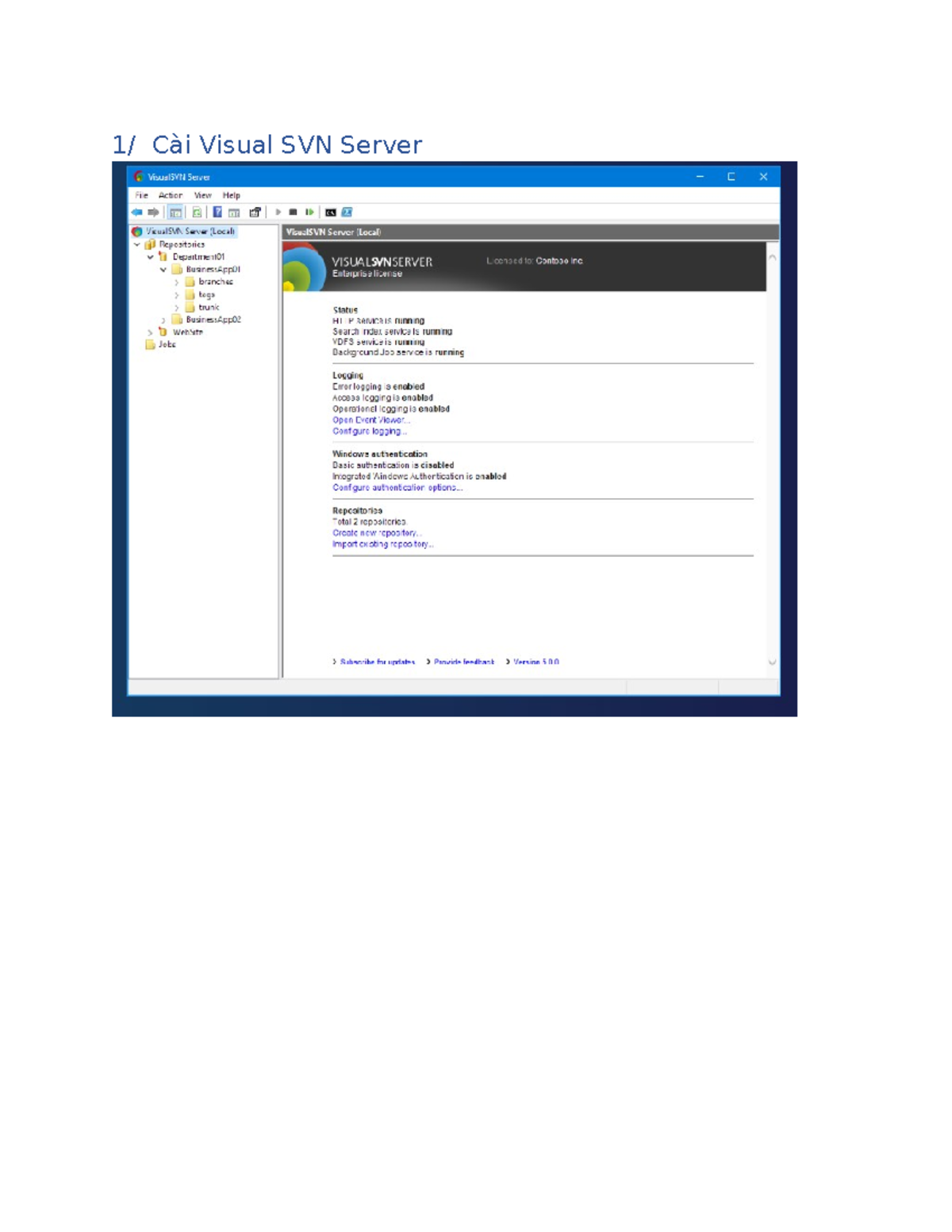 CMU CS246DIS Votrunghieu Individual Group 3 - Lịch sử văn minh thế giới 2 - 1/ Cài Visual SVN ...