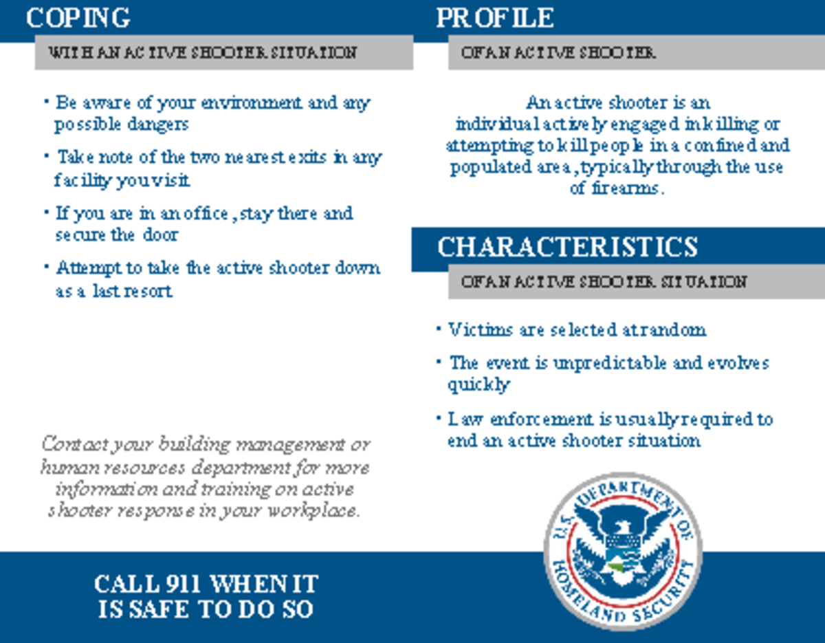 Active shooter pocket card 508 - COPING WITH AN ACTIVE SHOOTER ...