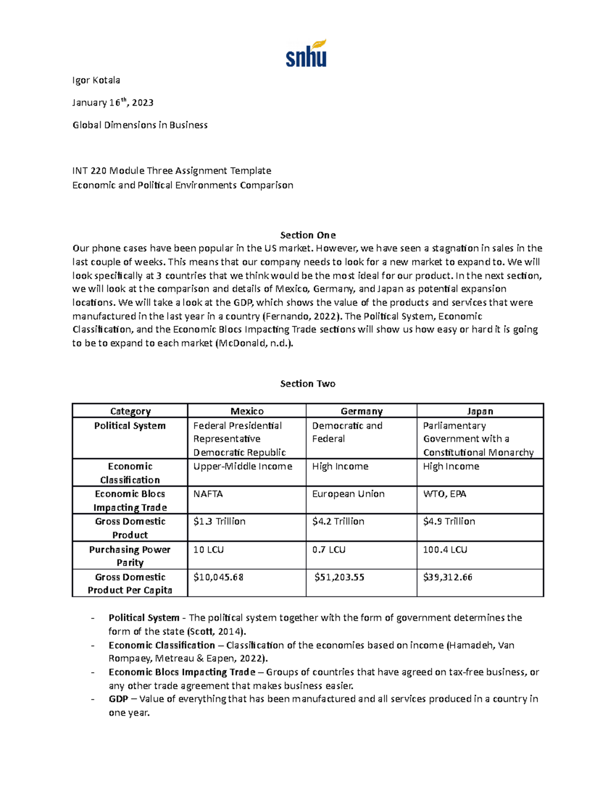 3-2 Module Three Assignment - However, we have seen a stagnation in ...