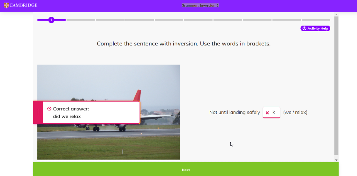 Grammar Inversion 2- unit 3 C1 empower - teaching english as a second language - Studocu