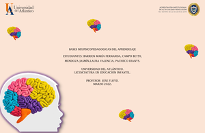 Mapa conceptual Modelo Aprendizaje motor- Karol Moya, Betsy Campo Grupo 43 Lic en educacion ...