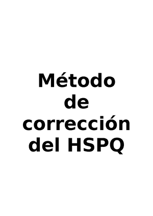 Manual del Test de Personalidad para Adolescentes HSPQ - HSPQ ...