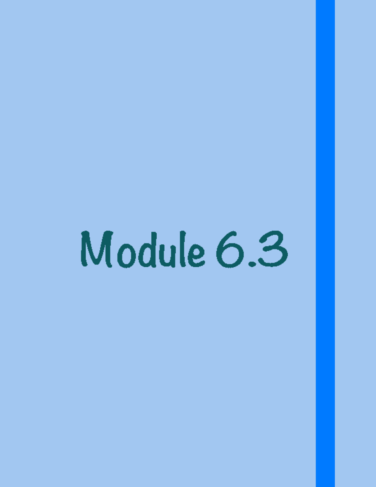 Module 6.3 The Chemical Senses - Module 6. MODULE 6: The Chemical ...