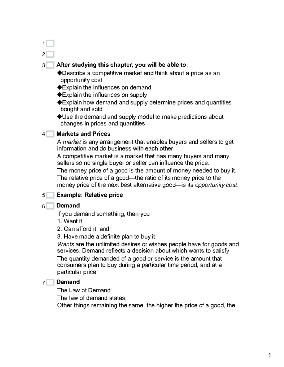 Chapter 3 outline - After studying this chapter, you will be able to ...