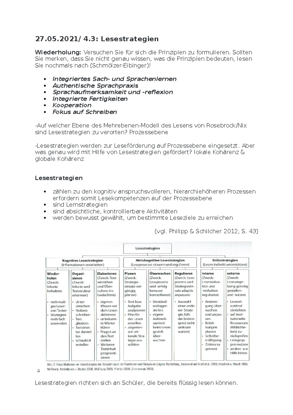 Lesestrategien - Texte und Medien - 27.05/ 4: Lesestrategien ...
