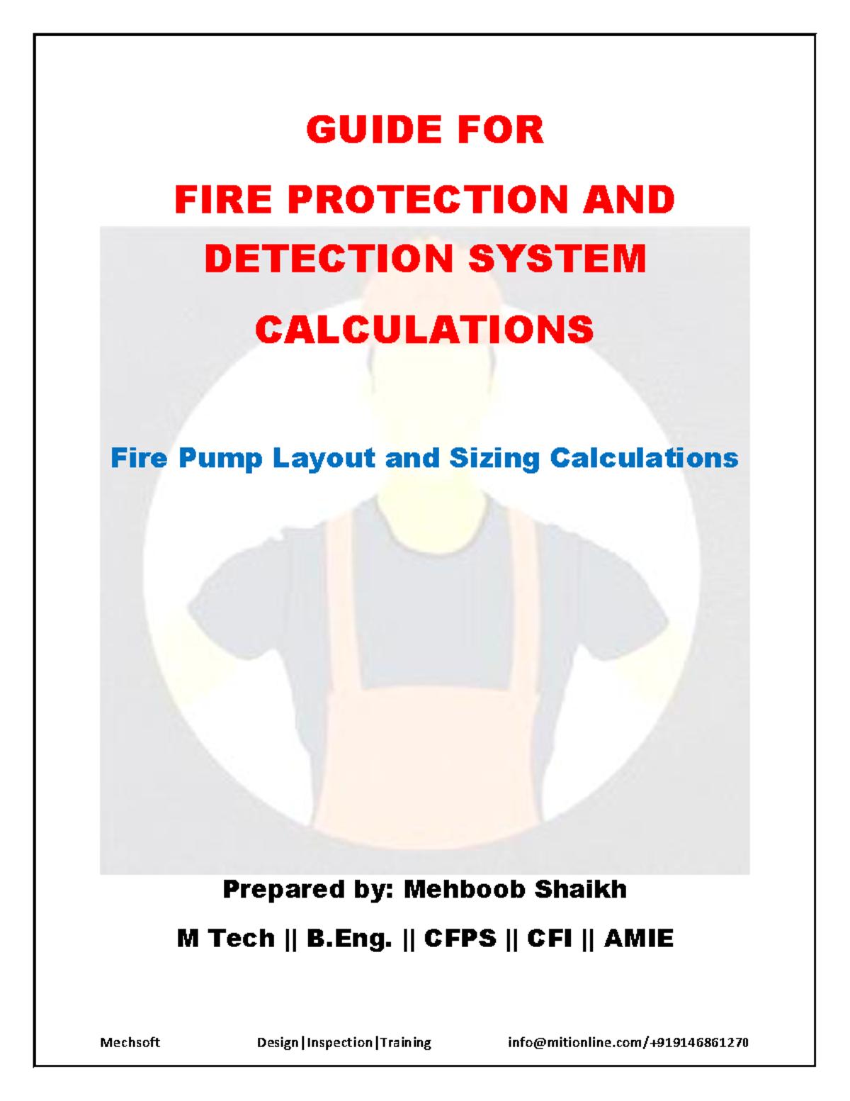 11 NFPA 20 FIRE PUMP Layout AND Sizing Calculations 1683391758 - GUIDE ...