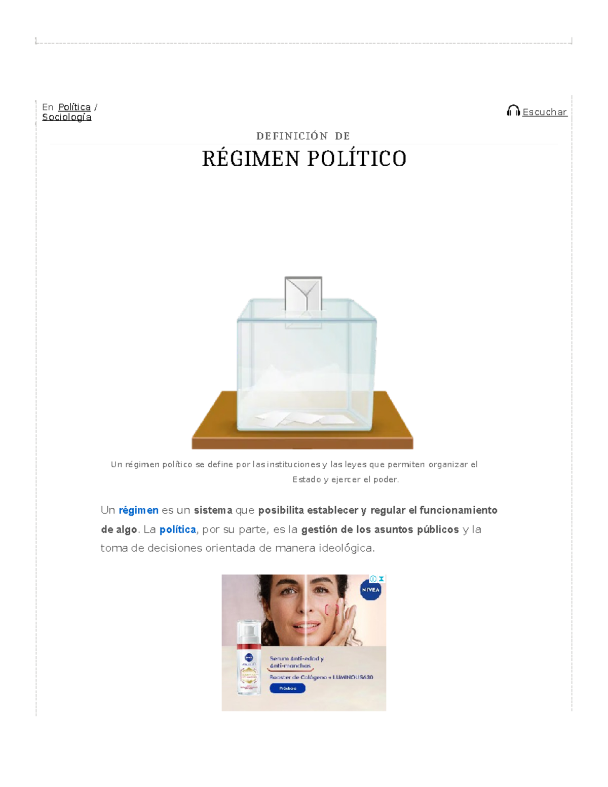 Régimen político - Qué es, tipos, definición y concepto - En Política ...