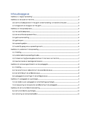 Pedagogiek in beeld samenvatting H3 - Pedagogiek in beeld 1 verlichting en de 18e eeuw (kopjes ...
