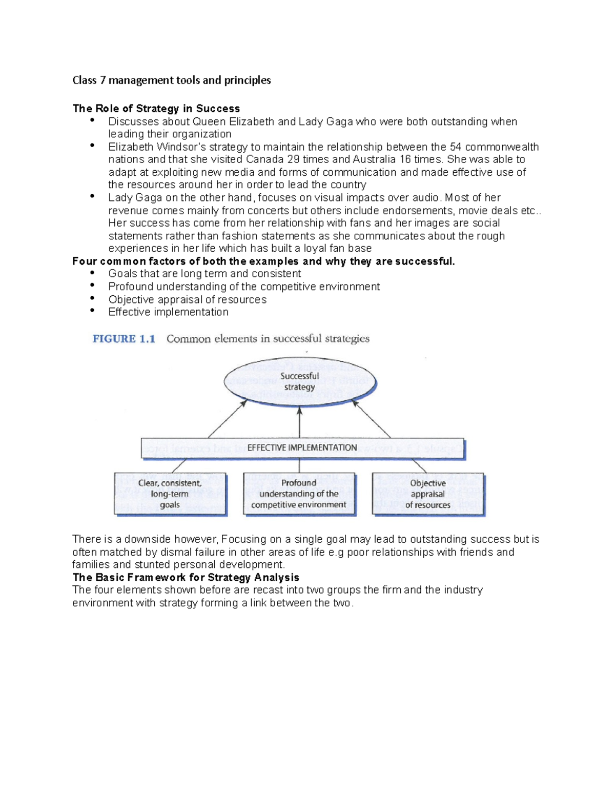 Class 7 management tools and principles - Class 7 management tools and ...