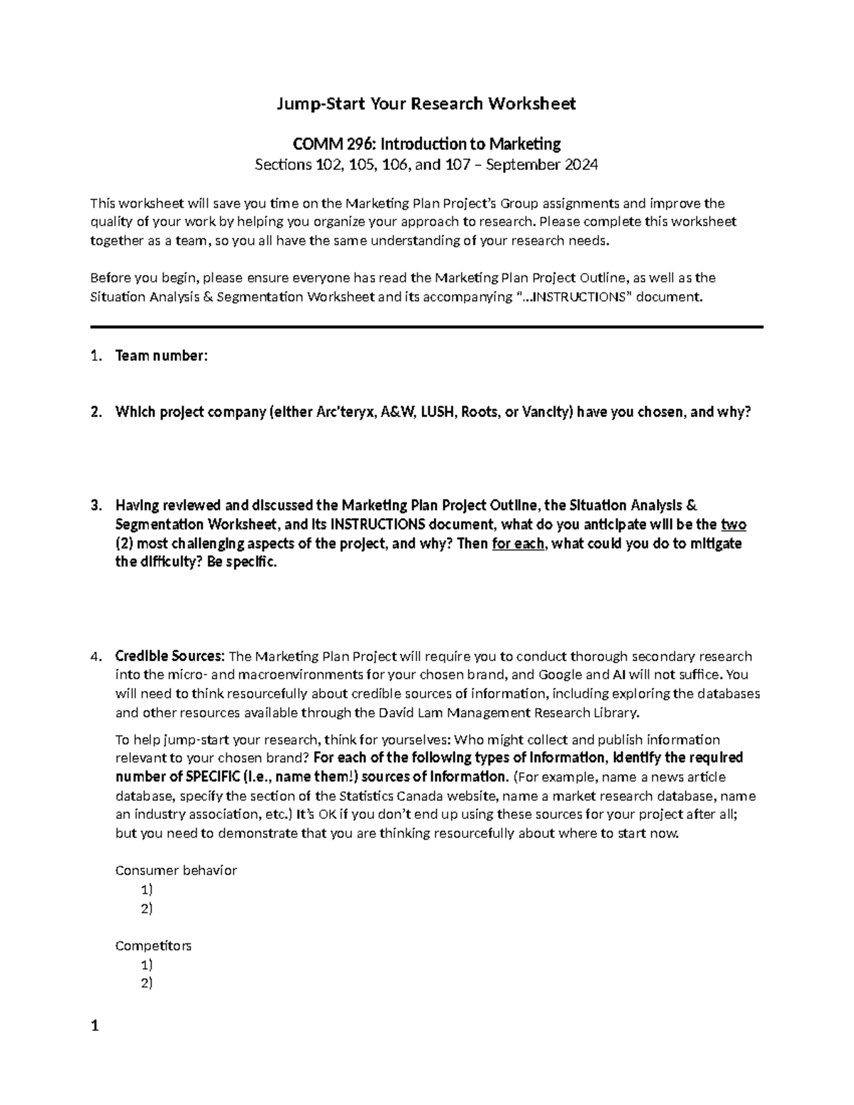C296 Sec 102 105 106 107 - JSYR Worksheet - Sep 2024 - Jump-Start Your ...
