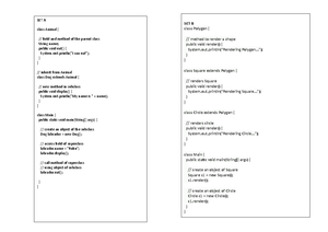 Lecture 3 - None - Lecture 3 Lesson 10 Object Oriented Concepts in Java OOP concepts in Java are ...