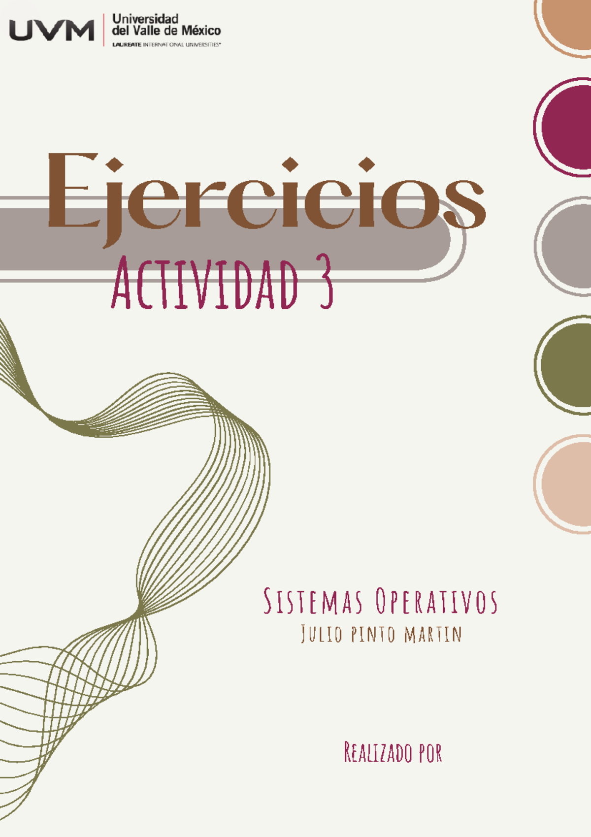 A3 VIFP - Ejercicios Sistemas Operativos Actividad 3 Realizado por Julio pinto martin Procesos ...