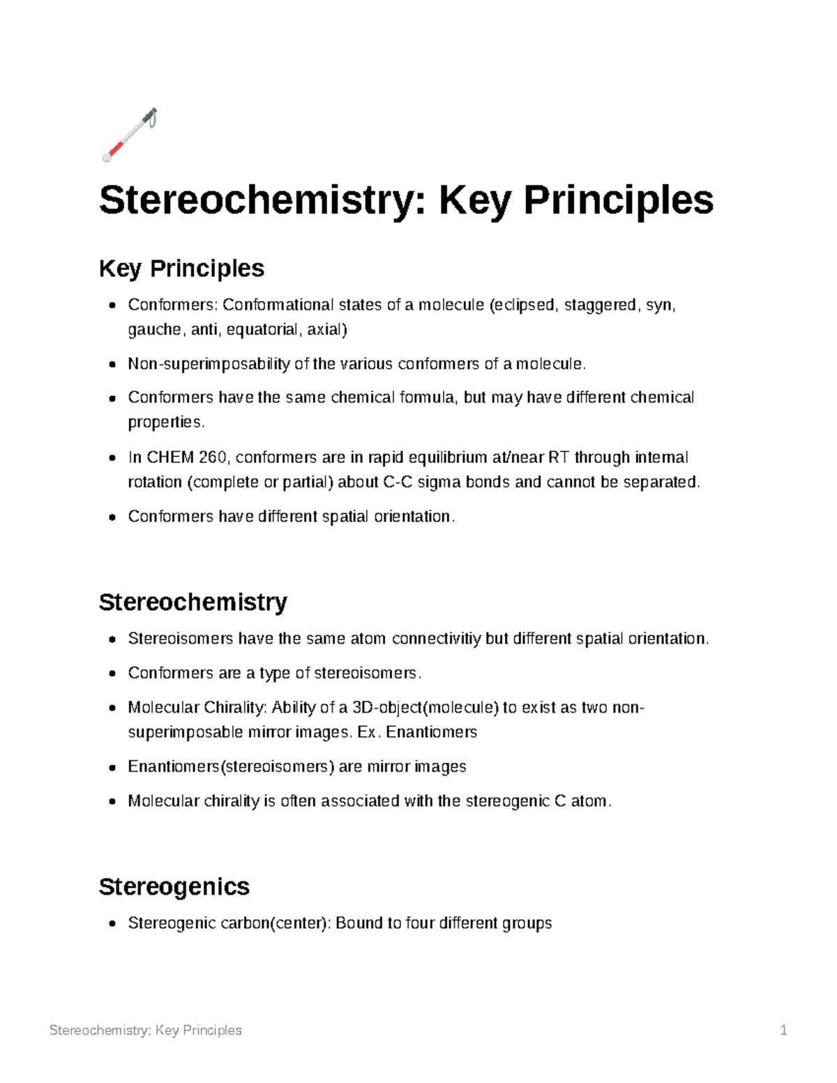 09c3194c-063d-49c4-8f1b-39cae0067f6b Stereochemistry Key Principles - Ý ...