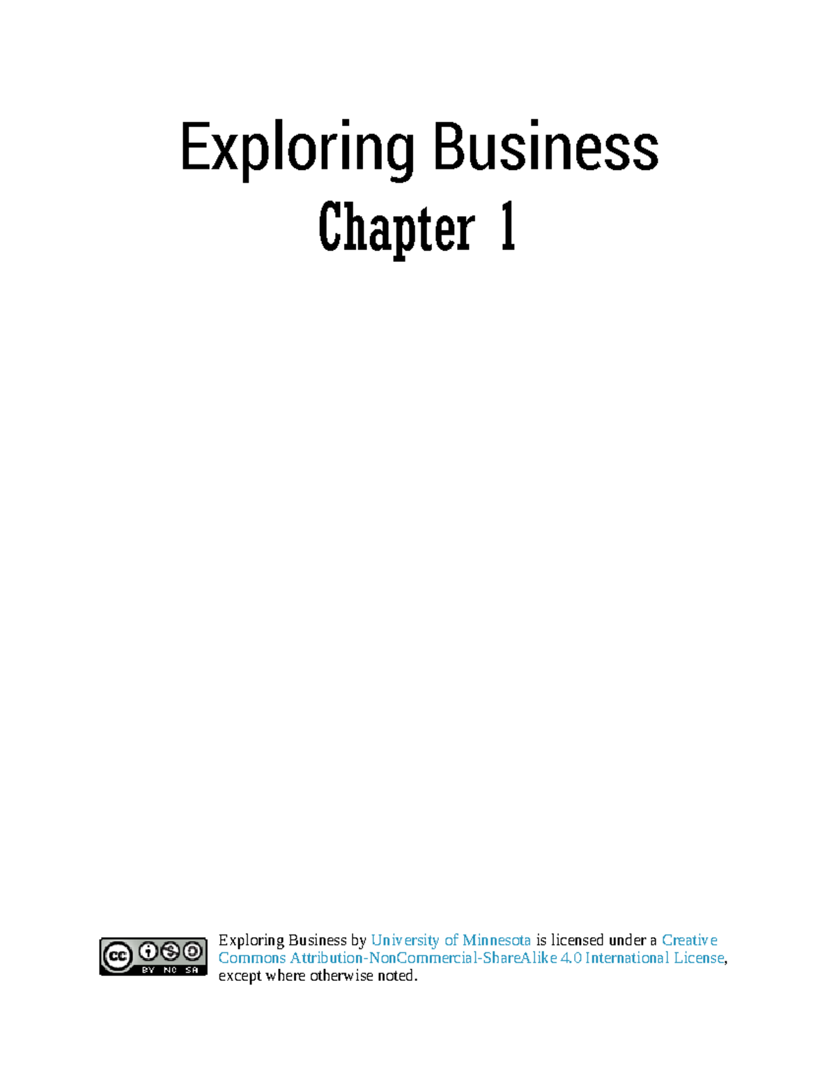 Exploring-Business MUCustom Version Fall2018 CH1 - Exploring Business ...