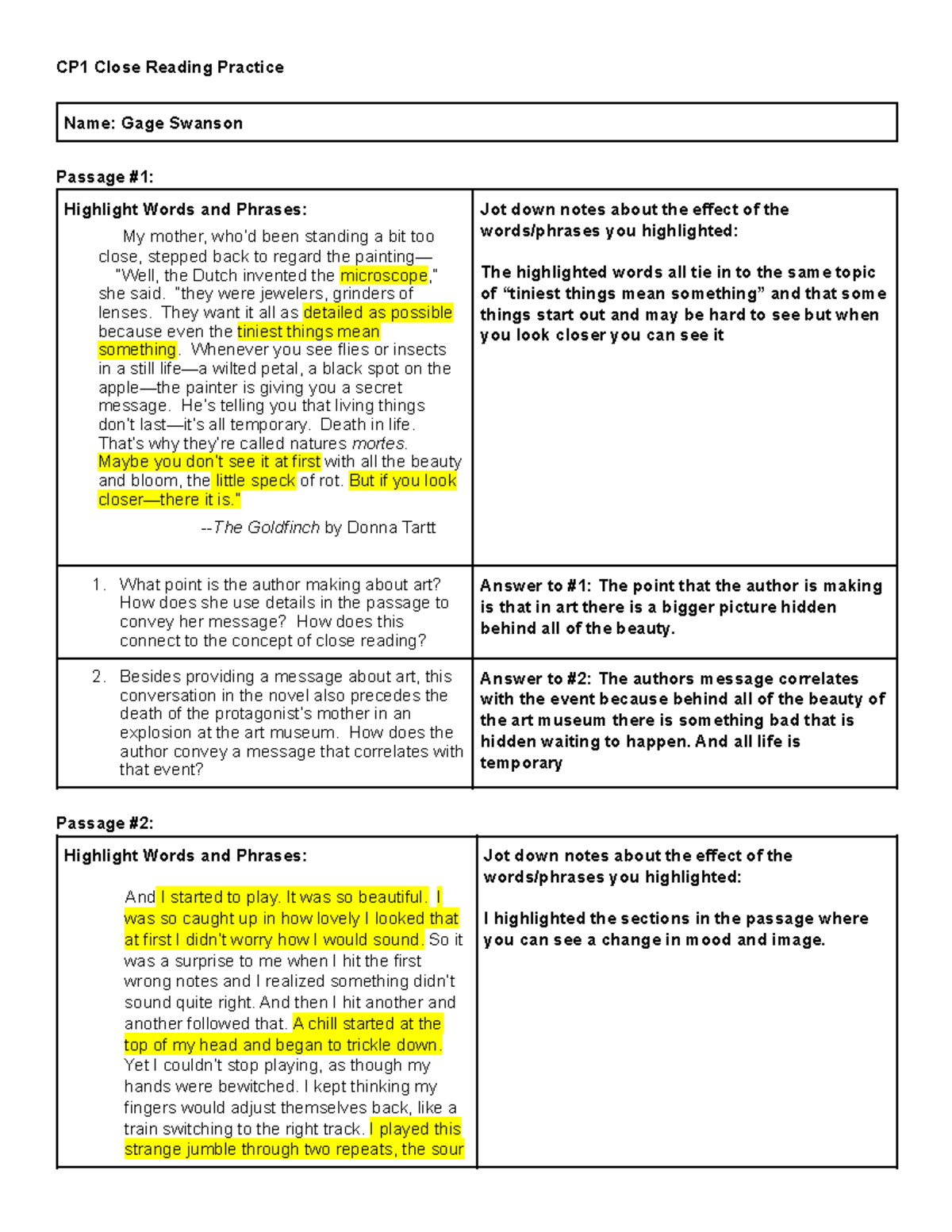 Copy of CP1 Close Reading Practice - CP1 Close Reading Practice Name ...