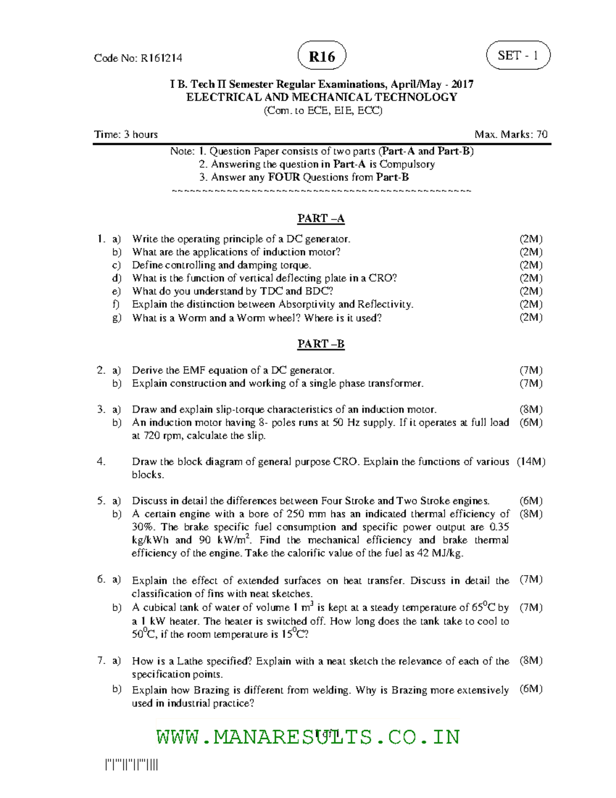 R161214052017 - Code No: R I B. Tech II Semester Regular Examinations, April/May - 2017 ...