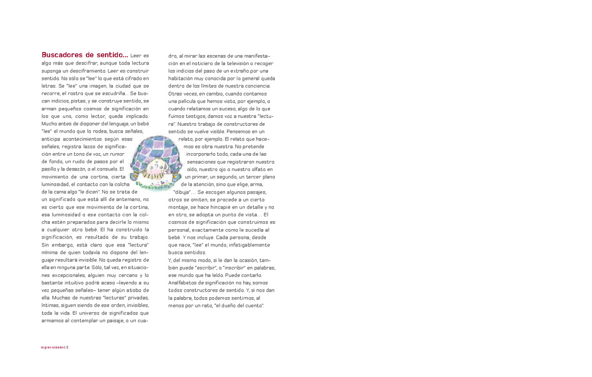 Leer es - dgdgdgd - Buscadores de sentido... Leer es algo más que ...