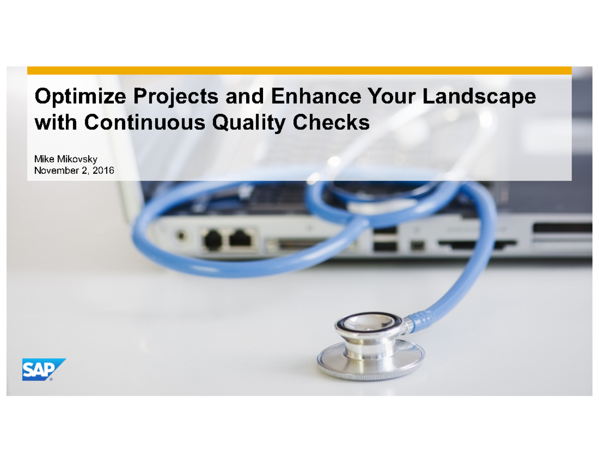 161102 Optimize Projects and Enhance Your Landscape - Optimize Projects ...