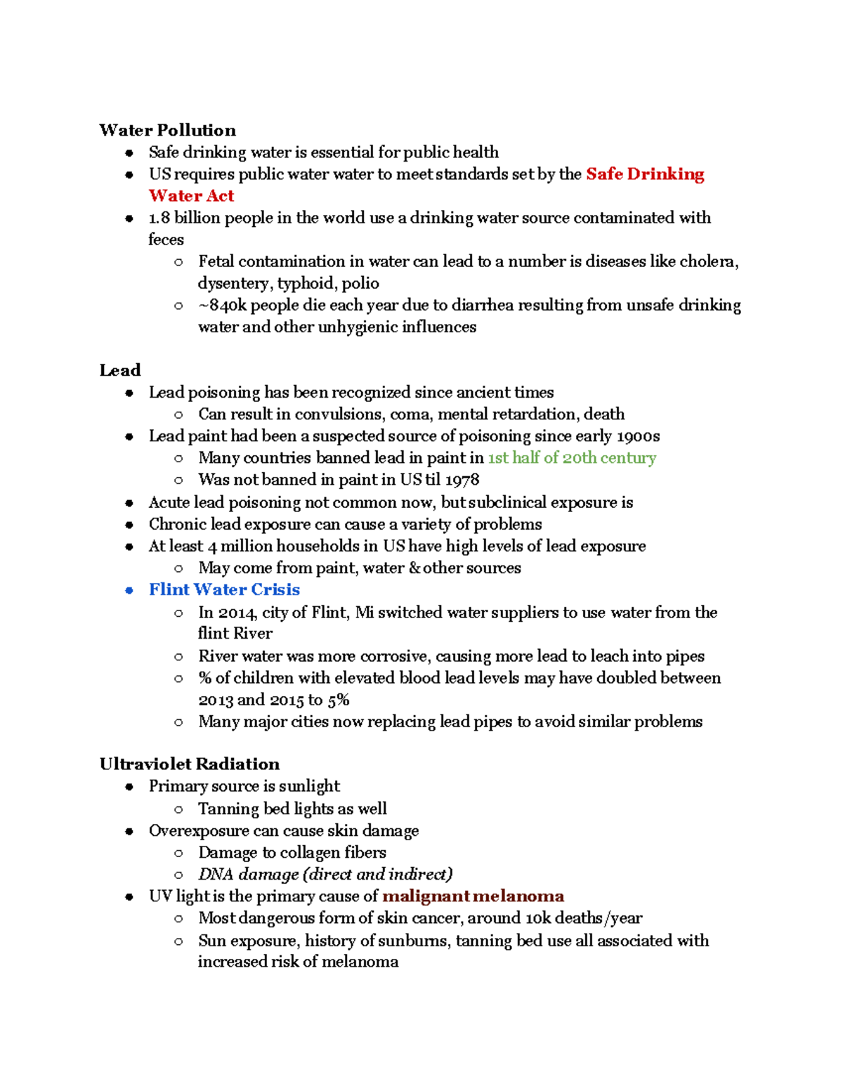 Bbh25 - Mark Dingman BBH Lecture - Water Pollution Safe drinking water ...