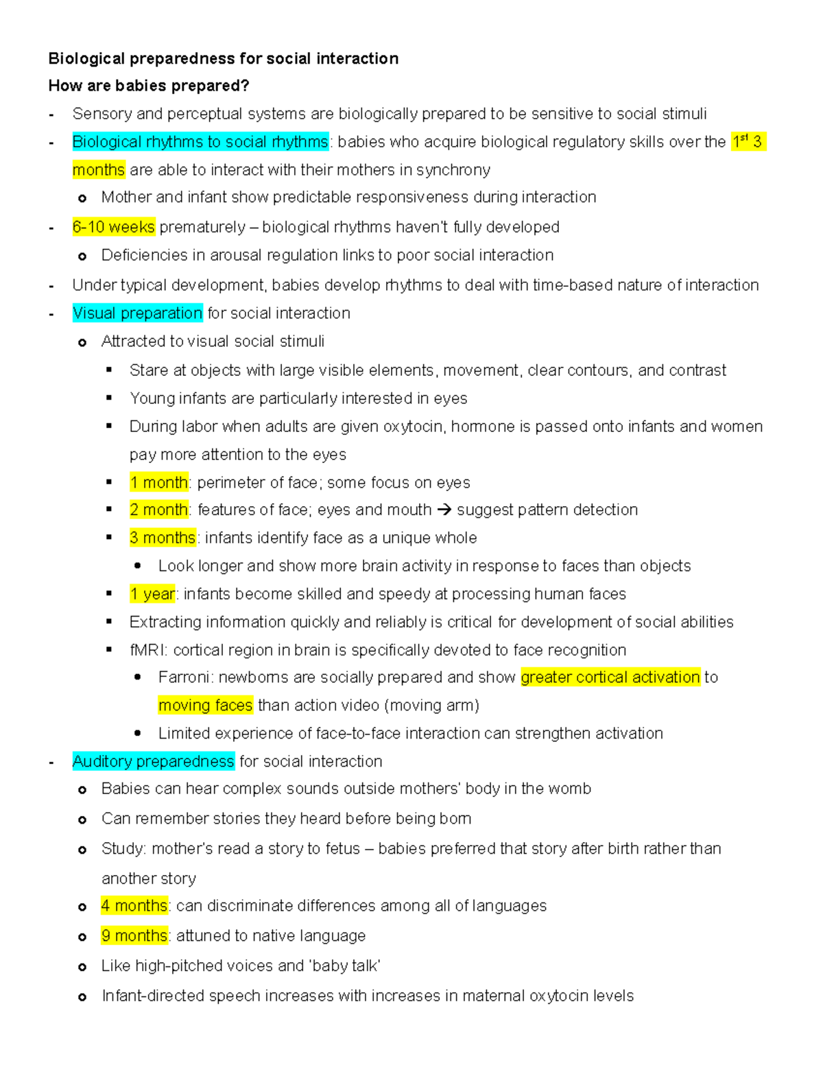 Biological foundations chapter 3 - Biological preparedness for social ...