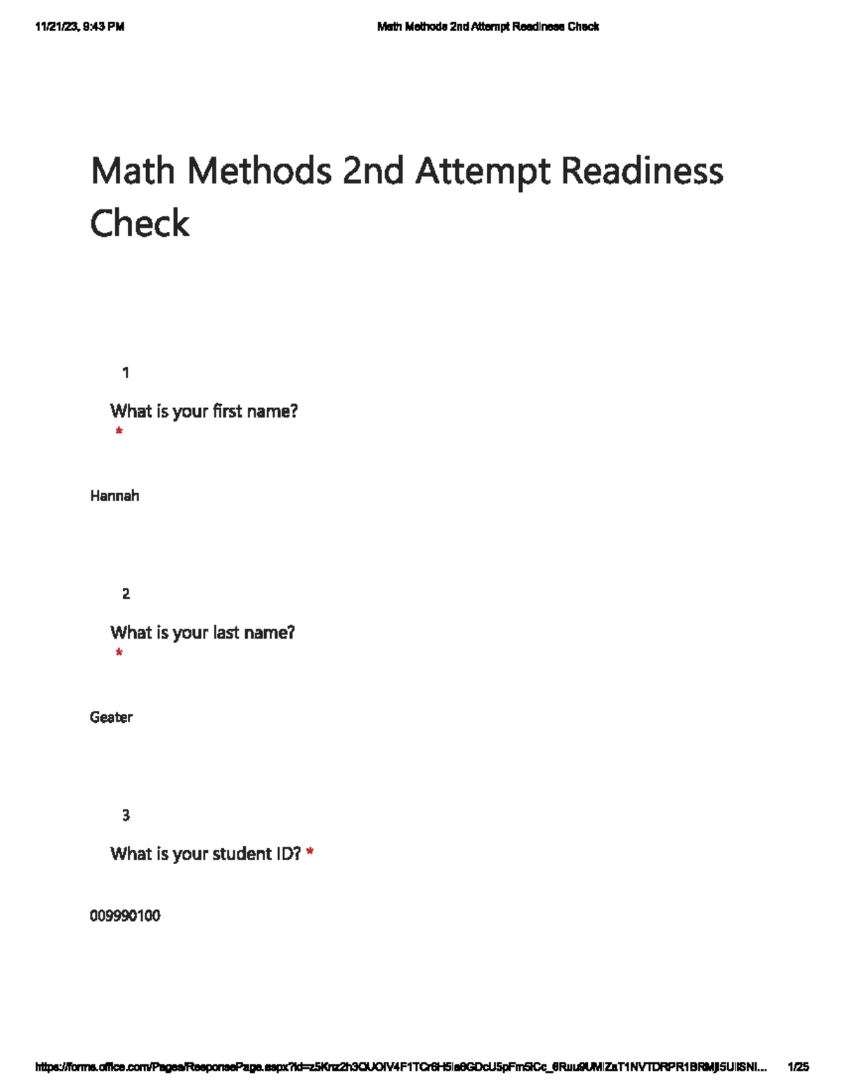 Math Readinesss - Pass - D092 - Studocu