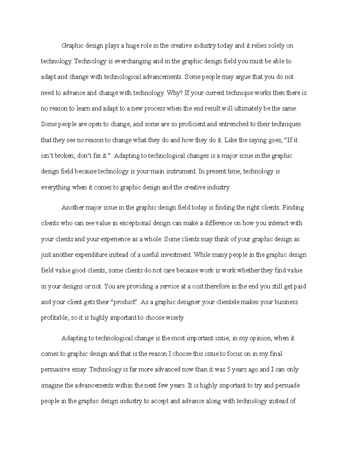 1-6 Journal Assignment - Graphic design plays a huge role in the ...