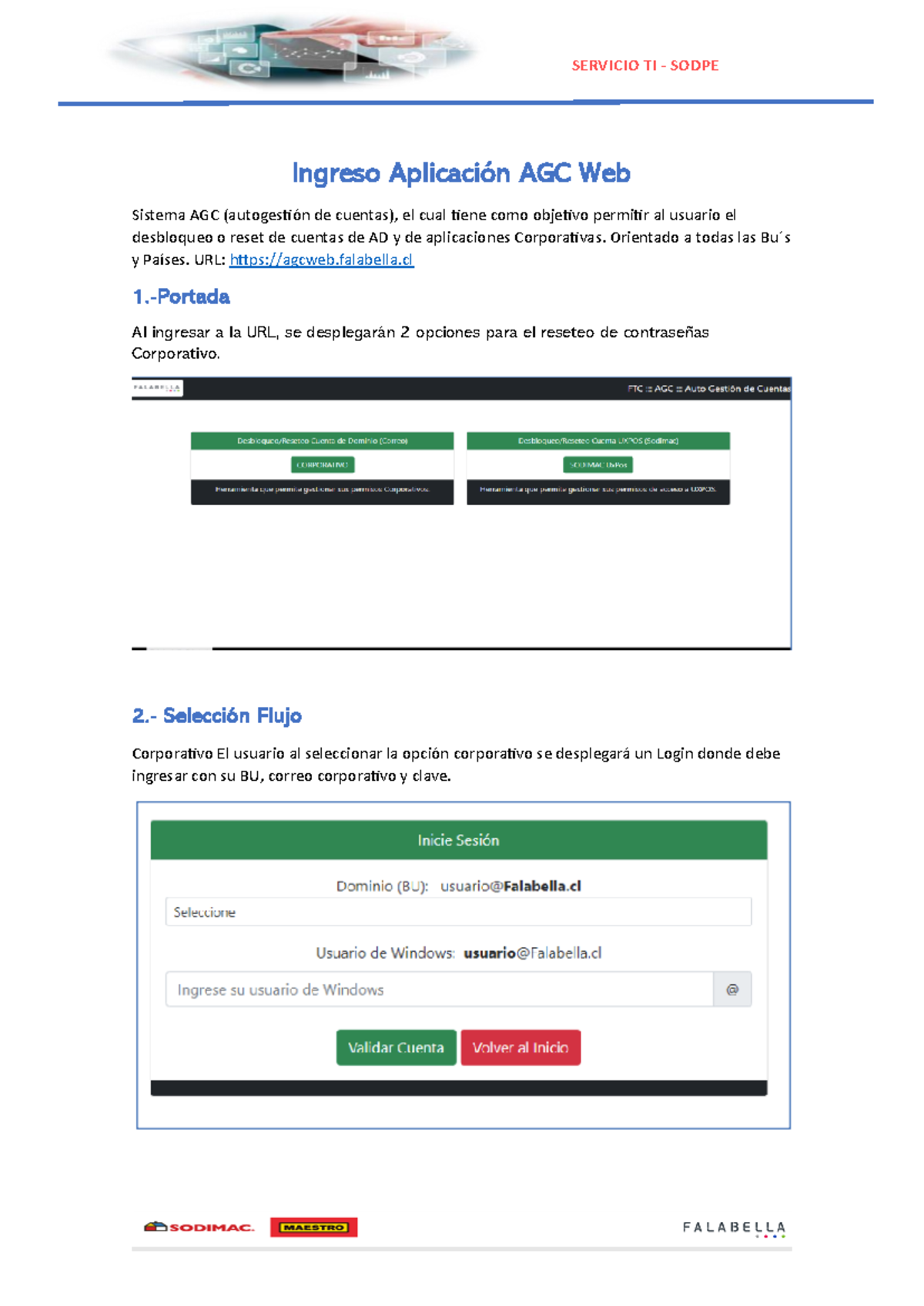 Instructivo Ingreso a aplicación AGC Web - Ingreso Aplicación AGC Web Sistema AGC (autogestión ...