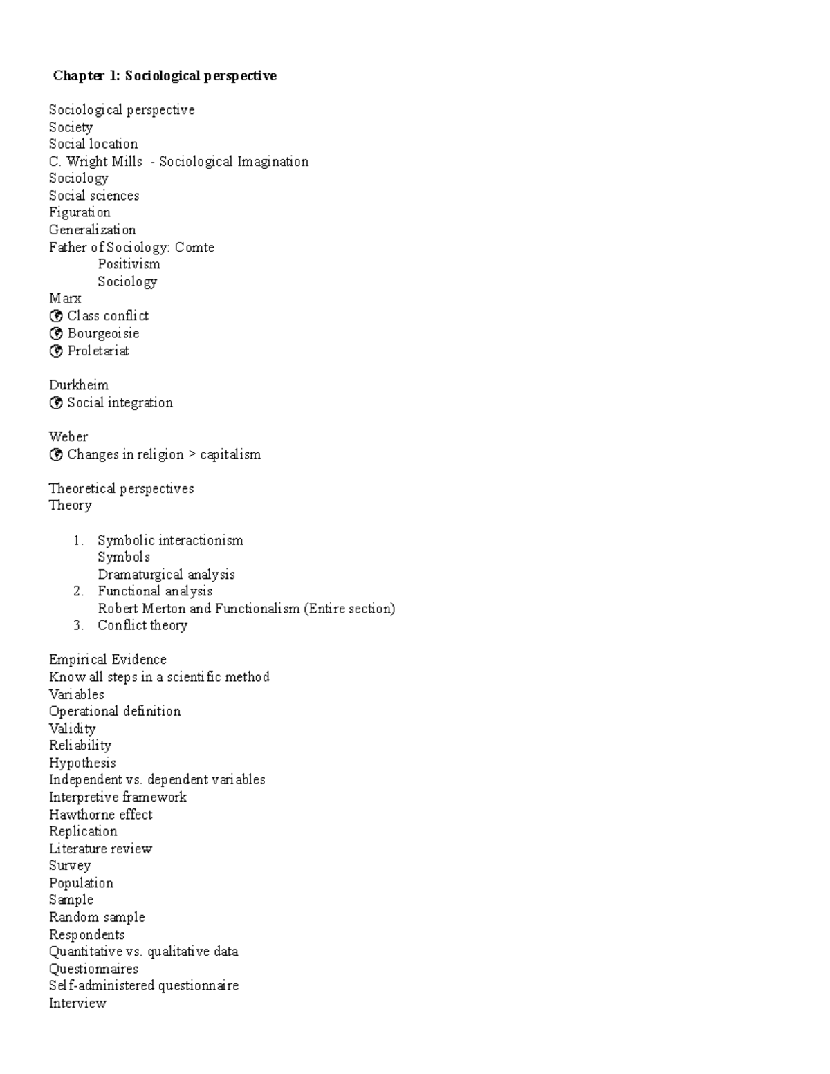Midterm Review Lumen - Chapter 1: Sociological perspective Sociological ...