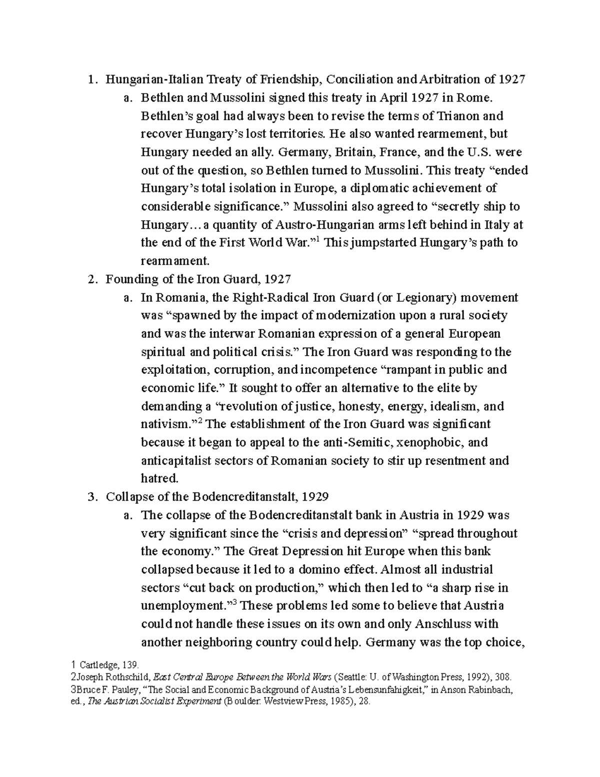 Important Dates Part 2 Hungarian Italian Treaty Of Friendship Conciliation And Arbitration Of 
