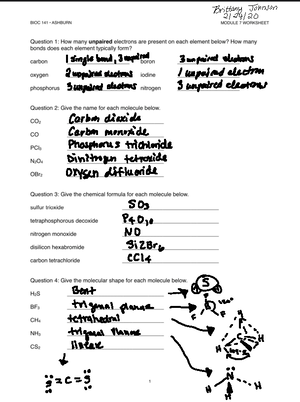 Homework Module 4 - Assignments - Brittany Johnson 02/06/ 2020 Is L I O ...