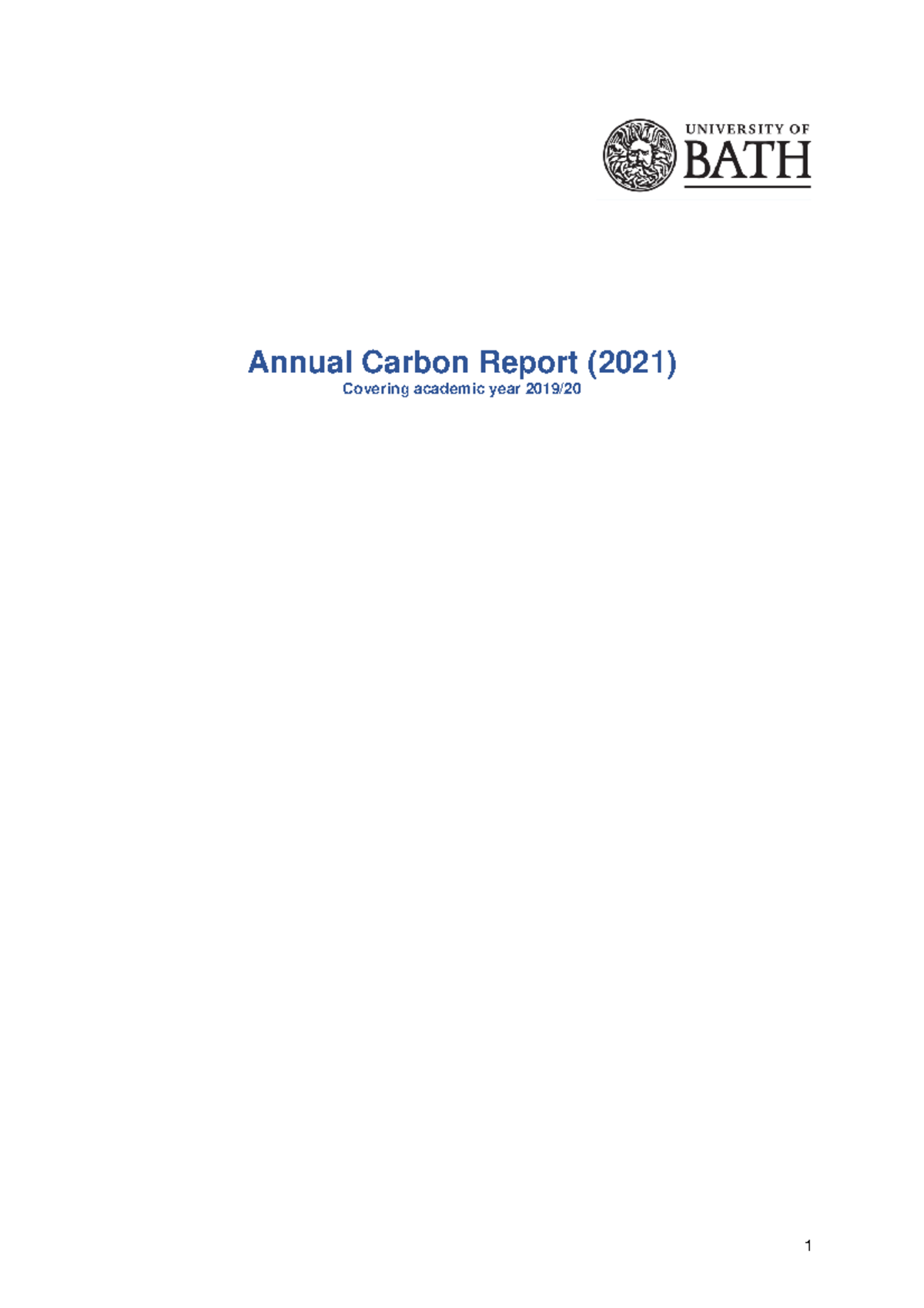 Carbon-report-2021 - carbon footprint - Annual Carbon Report (2021 ...