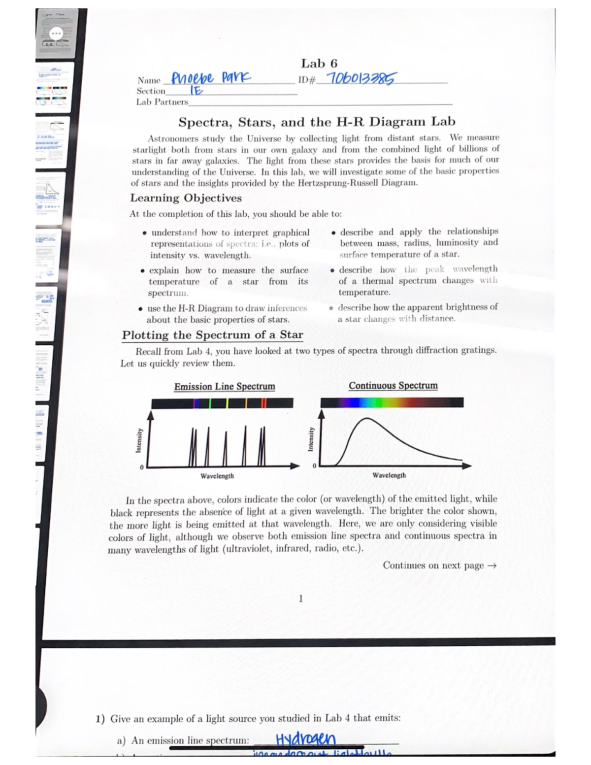 Astr 3 Lab 6 - Lab assignment - ASTR3 - Studocu