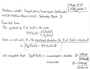Math277L02Week1 - notes - MATH 277 - Studocu