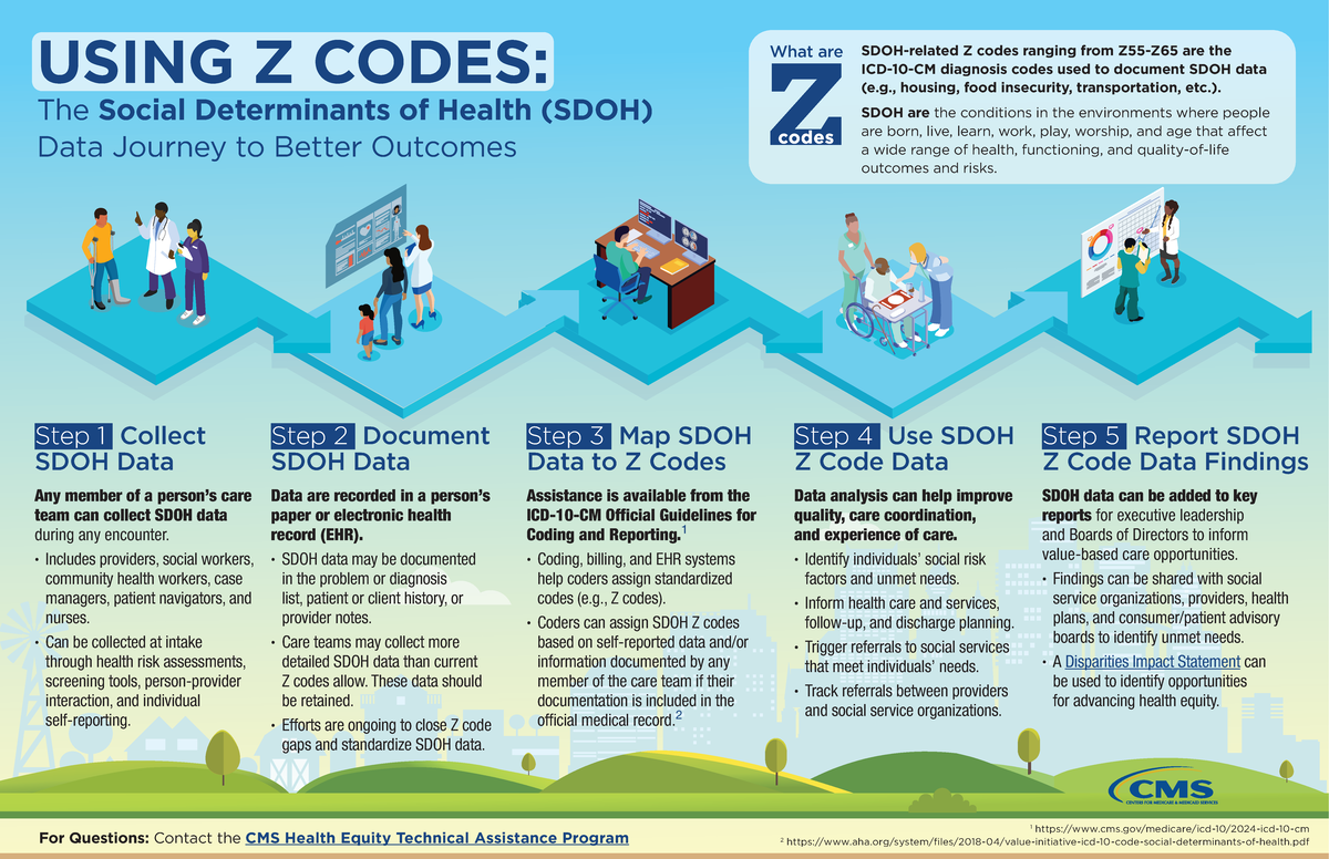 Z codes Infographic 2023 V3 508 USING Z CODES The Social
