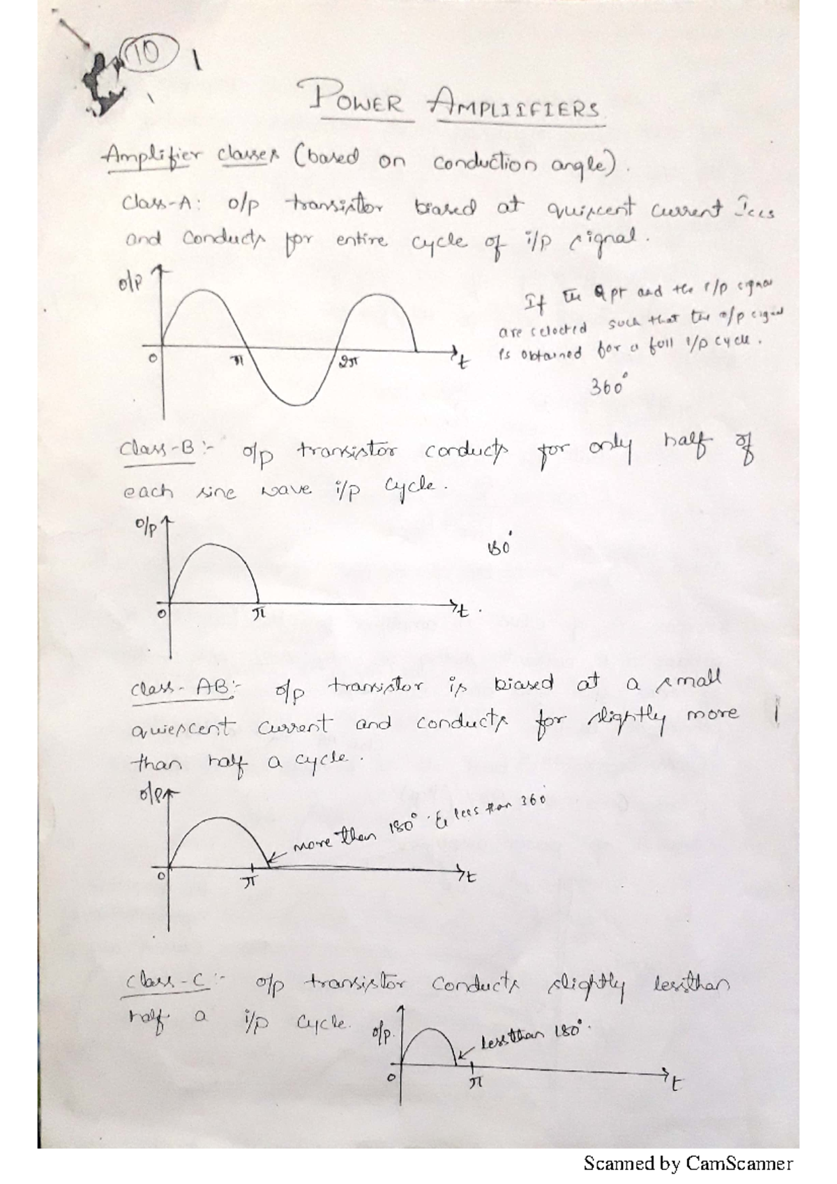 6.power amplifiers - good notes - Basic signal processing mod1 - Studocu