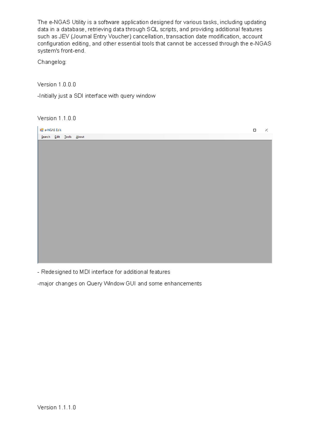 Instruction - engas system - The e-NGAS Utility is a software ...